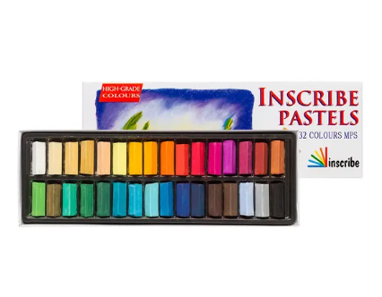 Inscribe Soft Pastel Set of 32 Half Stick - Atlantis Art Materials