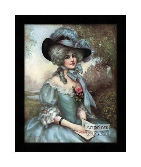 Ophelia, Framed Art Print by J. Knowles Hare JR at ArtPrintsAndDecor.com