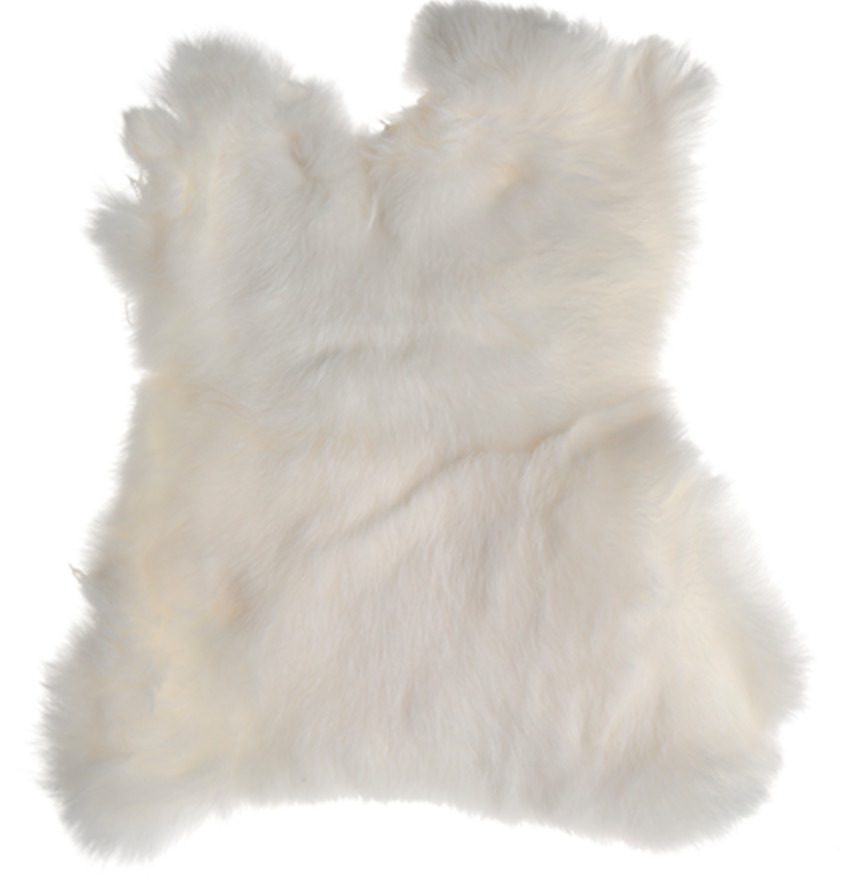 FUR RABBIT FUR SKIN WHITE - Western Varieties