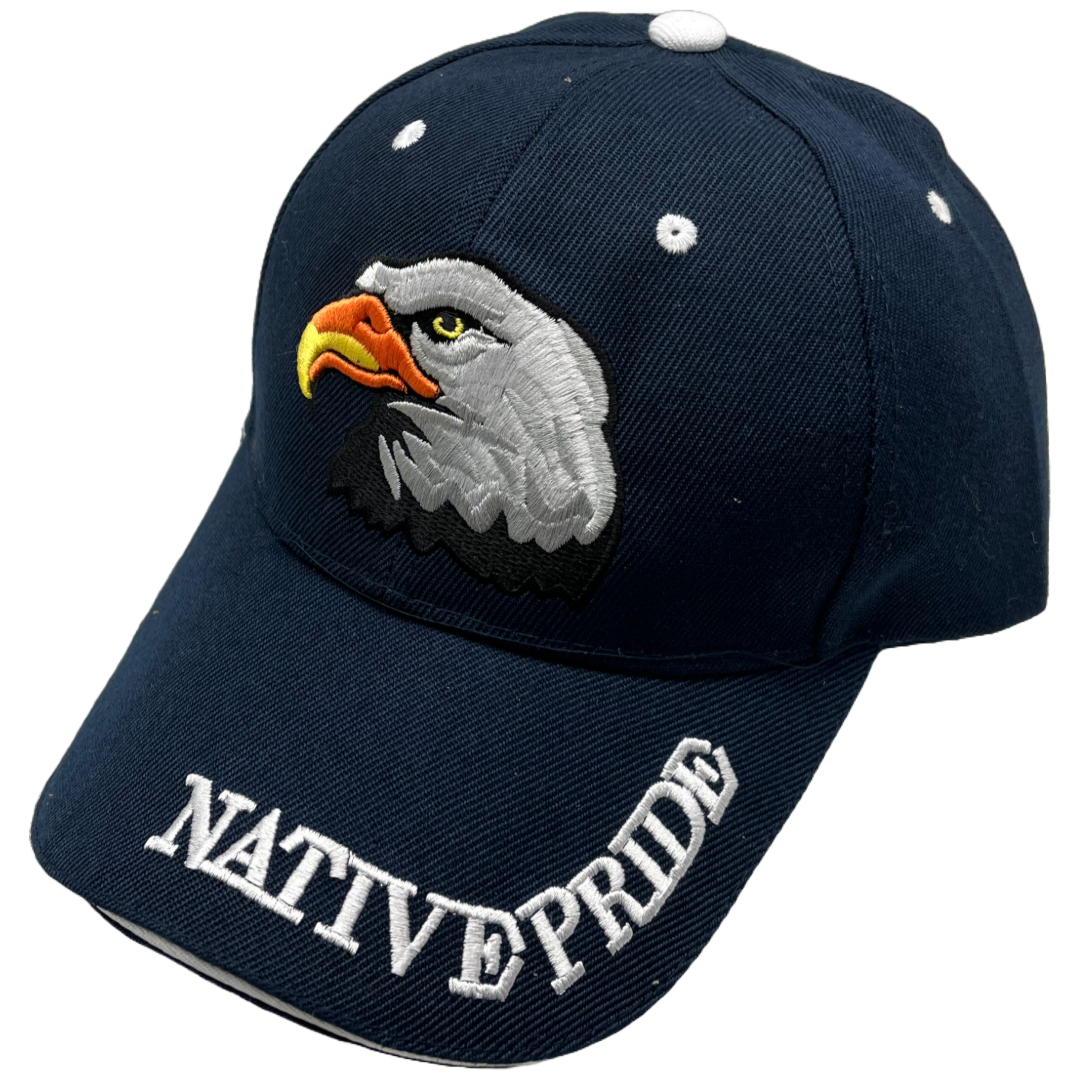 NATIVE PRIDE HAT - EAGLE - NAVY - Western Varieties