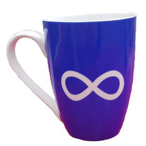 COFFEE MUG METIS INFINITY BLUE CERAMIC - Western Varieties