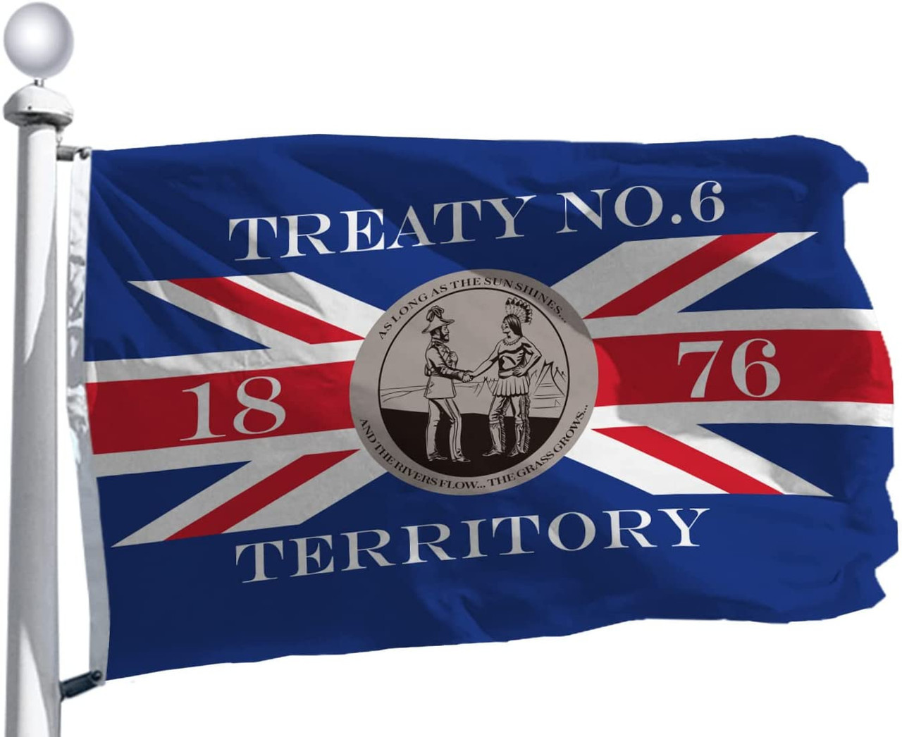 FLAG TREATY 6 TERRITORY 3'x6' FIRST NATIONS - Western Varieties