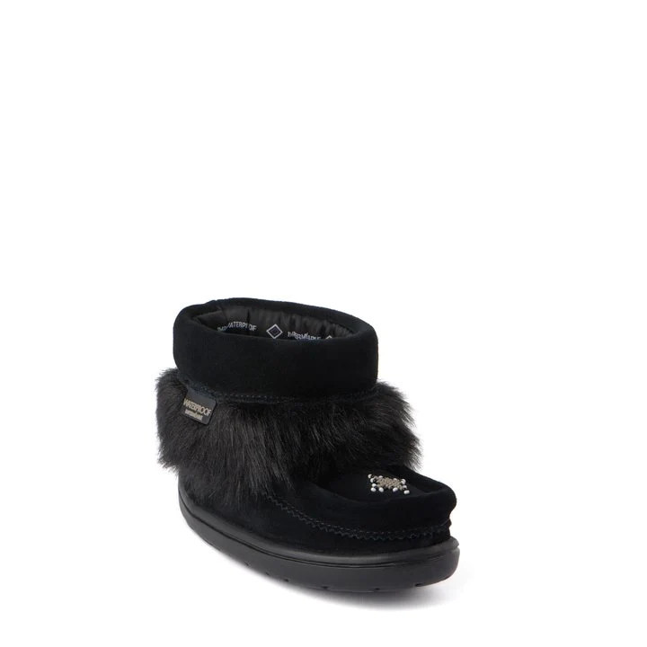 CHILD SNOWY OWLET BLACK TODDLER 6-8 WATERPROOF MUKLUK - Western Varieties