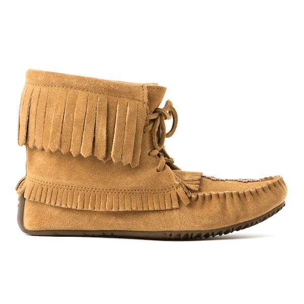 HARVESTER LINED OAK LADIES 5-10 SUEDE MOCCASIN - Western Varieties
