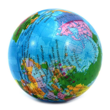 GLOBE BALL WORLD MAP - Western Varieties