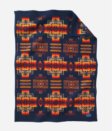 BABY BLANKET CHIEF JOSEPH INDIGO PENDLETON MUCHACHOO - Western Varieties