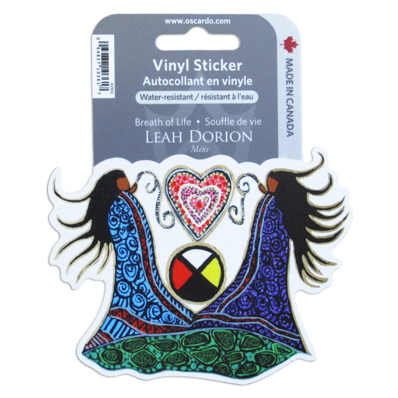 Vinyl Sticker Artists Strong Earth Women By Leah Dorion