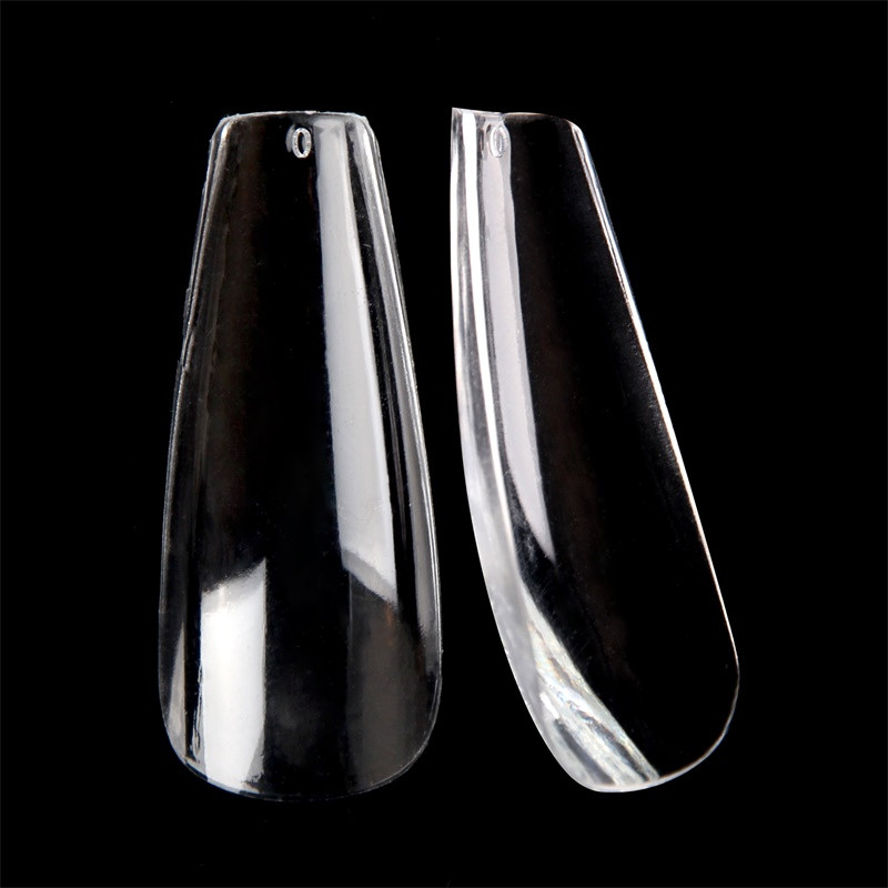 Long Clear Coffin Tips (full Cover) - Pronail Essentials