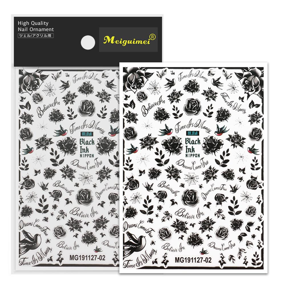 Black Ink Decal - Pronail Essentials