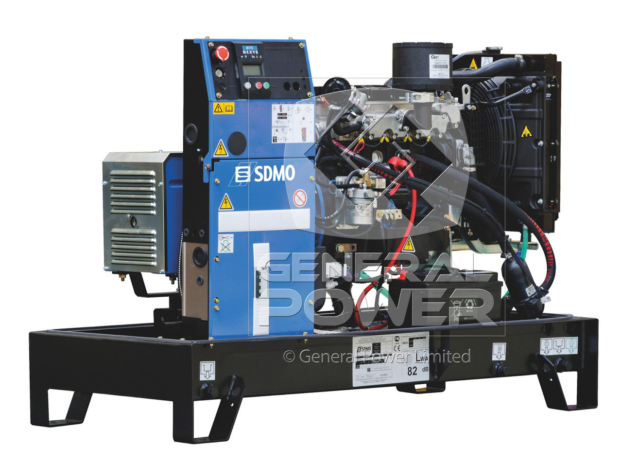 12 kW 12 kVA Diesel Generator - SDMO | K12M II | General Power