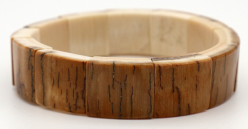 Mammoth Ivory Stretch Bracelet - 16mm