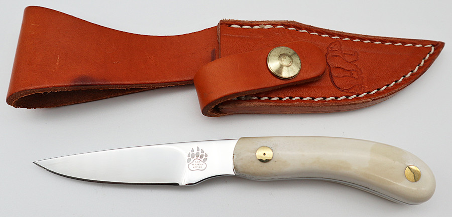 Skinning Knife with Caribou Antler Handle | Alaskan Knife
