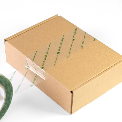 2" x 87 Yard Compostable Packaging Tape - PURE Labels