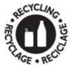 Magnuson VA1818L Valuta 40 gallon Indoor Waste and Recycling Receptacle ...