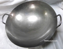 16 Inch Carbon Steel Two Handles Wok - K. K. Discount Store