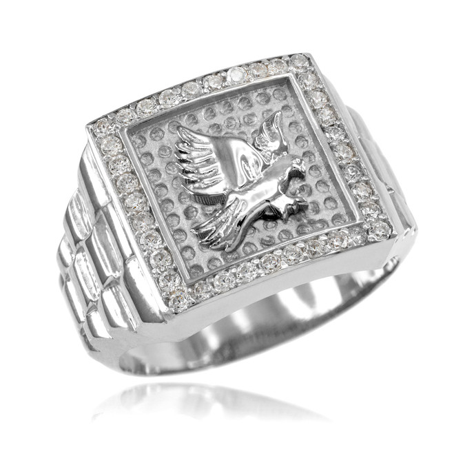 Men's Sterling Silver Eagle Ring | Eagle Rings