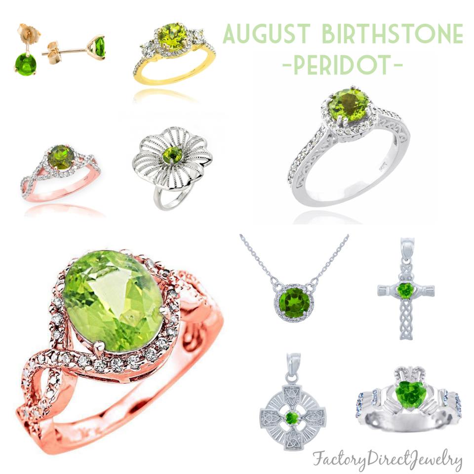 August Birthstone- Peridot - Factory Direct Jewelry