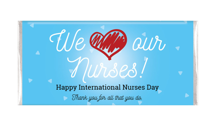 We Love Our Nurses Day Personalised Chocolate Bars