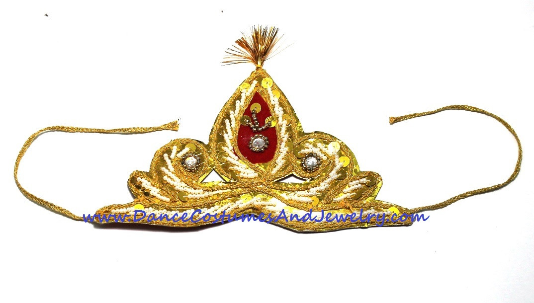 Simple Krishna Crown for children KCRN03