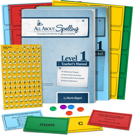 All About Spelling Level 1 Materials - All About Learning Press, Inc.