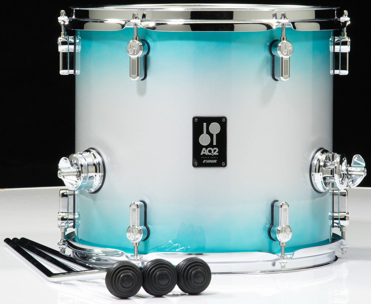 Sonor AQ2 14x13 Floor Tom - Aqua Silver Burst Sonor AQ2 14x13 Floor Tom - Aqua Silver Burst