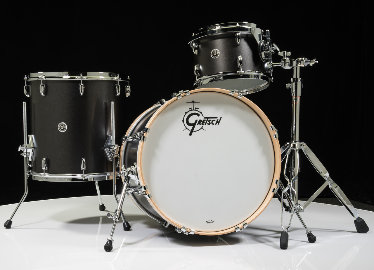 Gretsch Brooklyn 3pc Satin Black Metallic