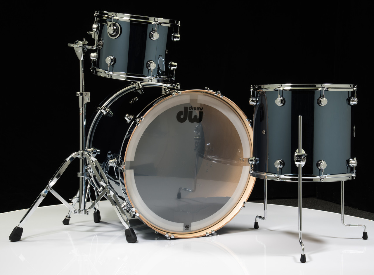 DW Performance Series 3pc Shell Pack 13/16/24 Chrome Shadow