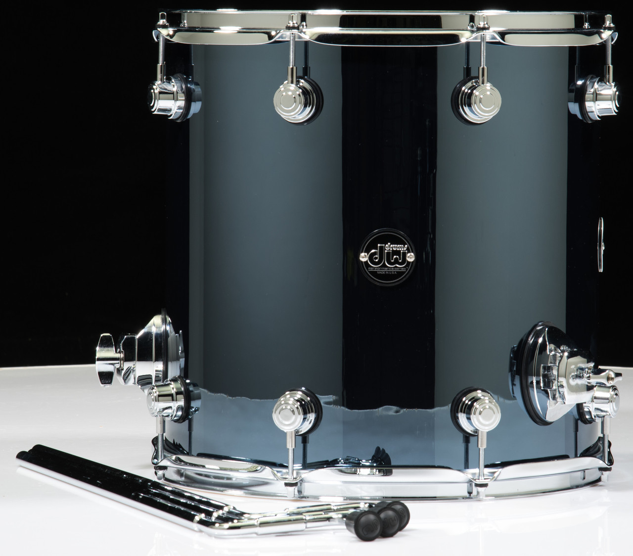 DW Performance Series 14x14 Floor Tom Chrome Shadow