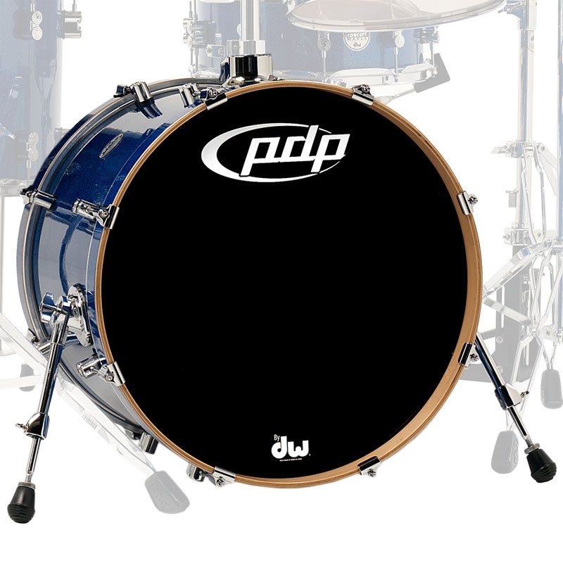 Pdp Concept Maple Blue Sparkle Bass Drum 18x24
