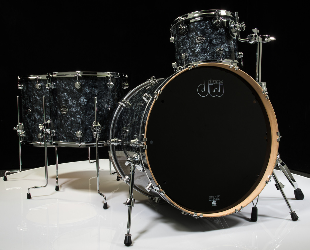 DW Performance Series 4pc Shell Pack 13/16/18/24 Black Diamond