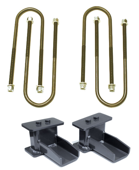 2017-2018 Ford F-250/F-350 Dually 4wd MaxTrac 4" Rear Lift Blocks & U ...