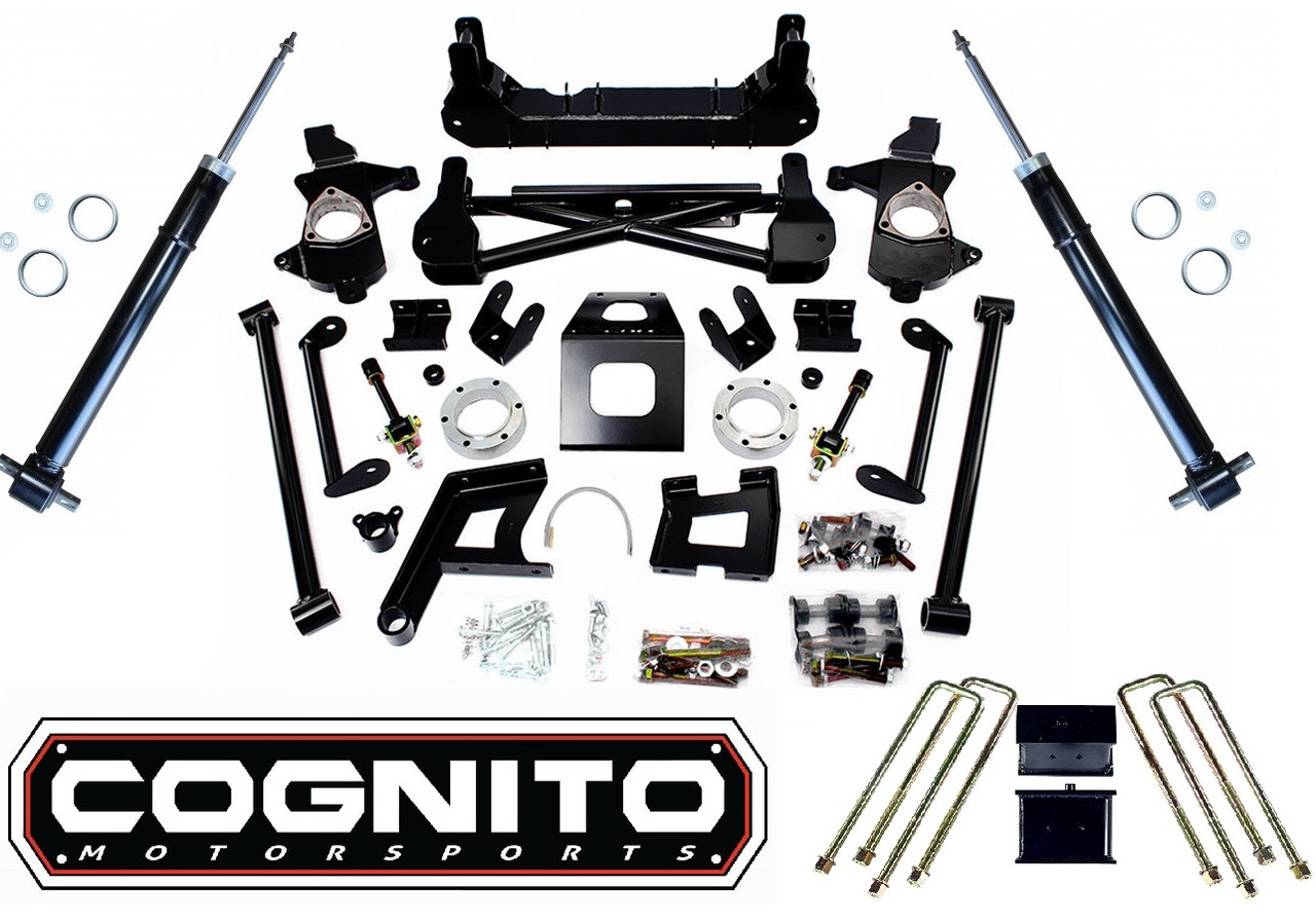 2014-2018 Chevy & GMC 1500 7-9" Adjustable Complete Cognito Lift Kit ...