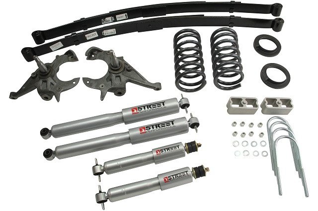1999-2004 GMC Sonoma 2WD (Ext Cab) 4/5" Lowering Kit w/ Street ...