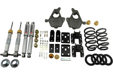 2014-2016.5 Chevy Silverado 1500 2WD (Ext Cab) 3/5" Lowering Kit w ...