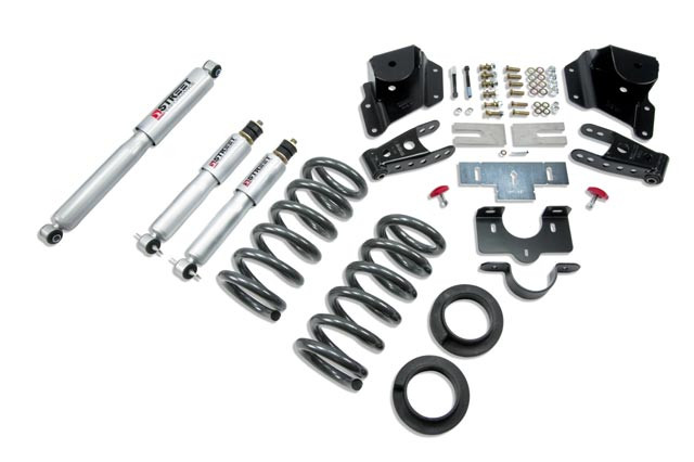 2001-2006 Chevy Silverado 1500 2WD (Ext Cab) 3/3" Lowering Kit w ...