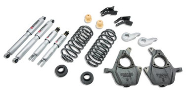 2000-2006 Chevy Avalanche (2WD) 4/5" Lowering Kit w/ Street Performance ...