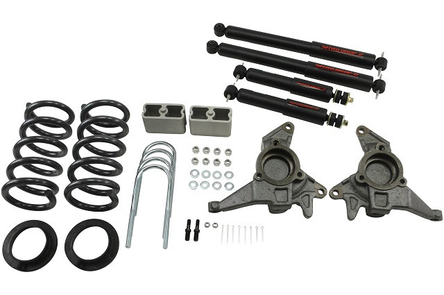 1998-2004 GMC Jimmy 2wd 4/3" Lowering Kit w/ Nitro Drop 2 Shocks ...