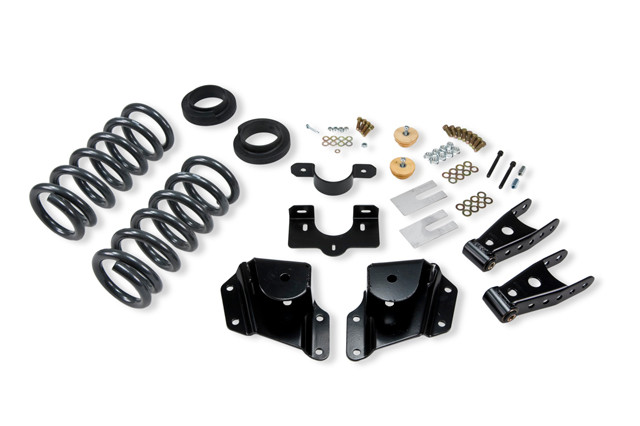 2001-2006 Chevy Silverado 1500 2WD (Ext Cab) 2/4" Lowering Kit ...