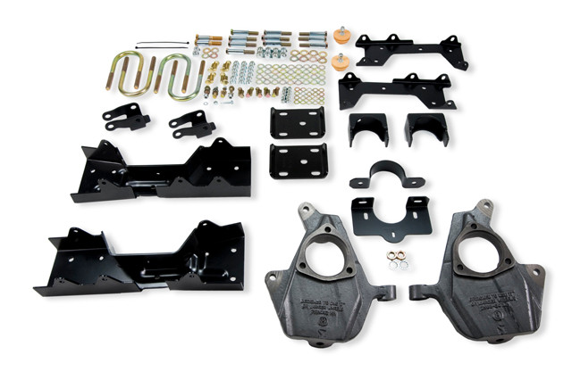 1999-2000 Chevy Silverado 1500 2WD (Ext Cab) 4/6" Lowering Kit ...