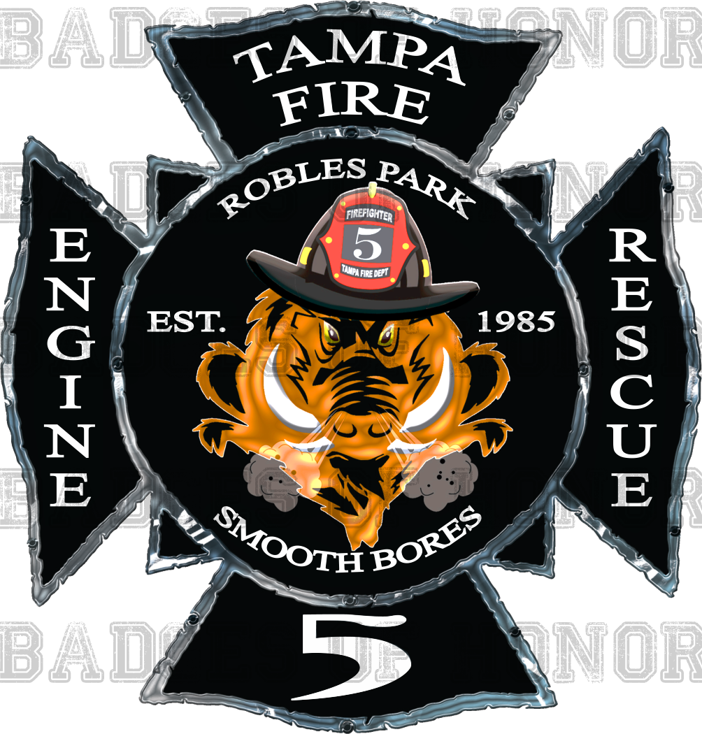 Tampa Fire Rescue Station 5 decal
