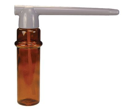 Medical Atomizer amber bottle with plastic atomizer