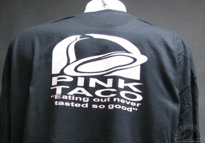 Pink Taco T-Shirt and motorcycle shirts