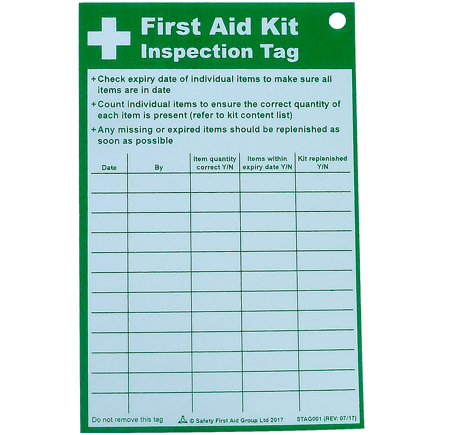 First Aid Kit Inspection Tag Ensuring Safety First Aid Kit first-aid-kit-inspection-tag-ensuring-safety-first-aid-kit