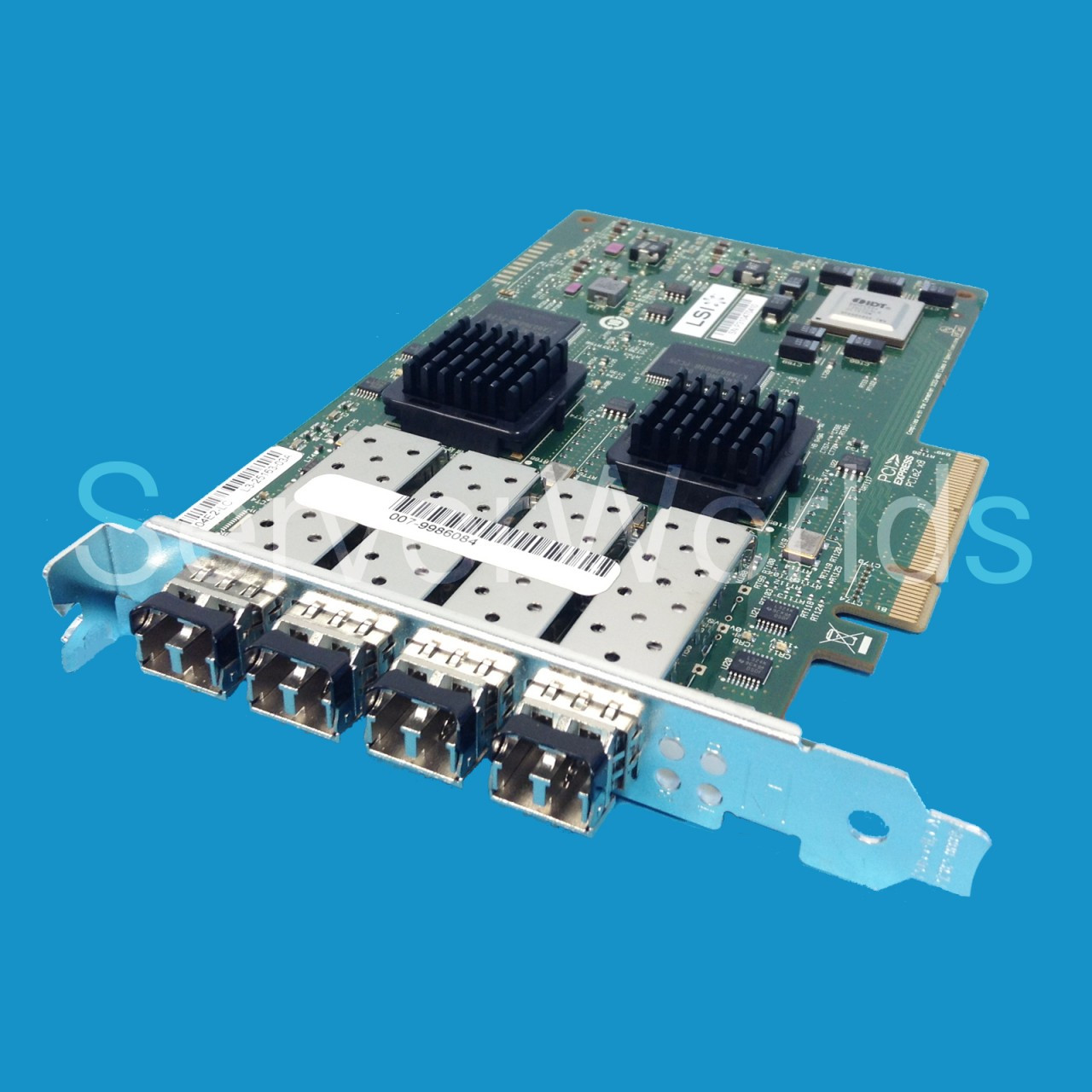 LSI Quad Port 4GB HBA PCIe, LSI7404E2-LC