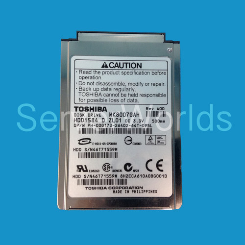 Dell DG173 | MK8007GAH | HDD1584 - Serverworlds