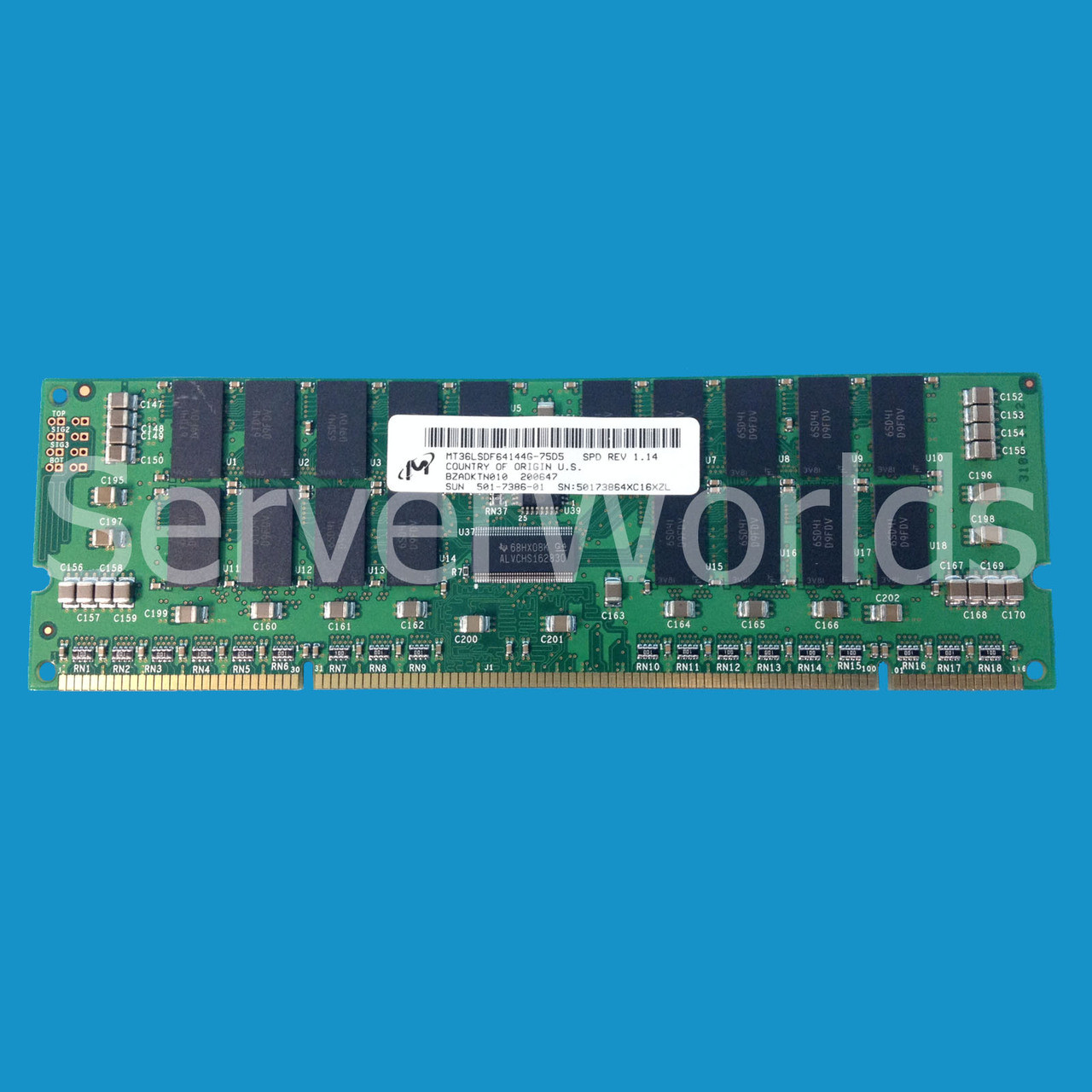 Sun 501-7386 | 1GB Memory Module Sun Original RohsYL - Serverworlds
