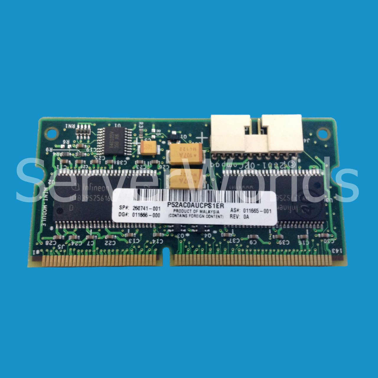 HP 260741-001 | DL 360 G3 64MB Raid Cache Module | HP 011665-001 ...