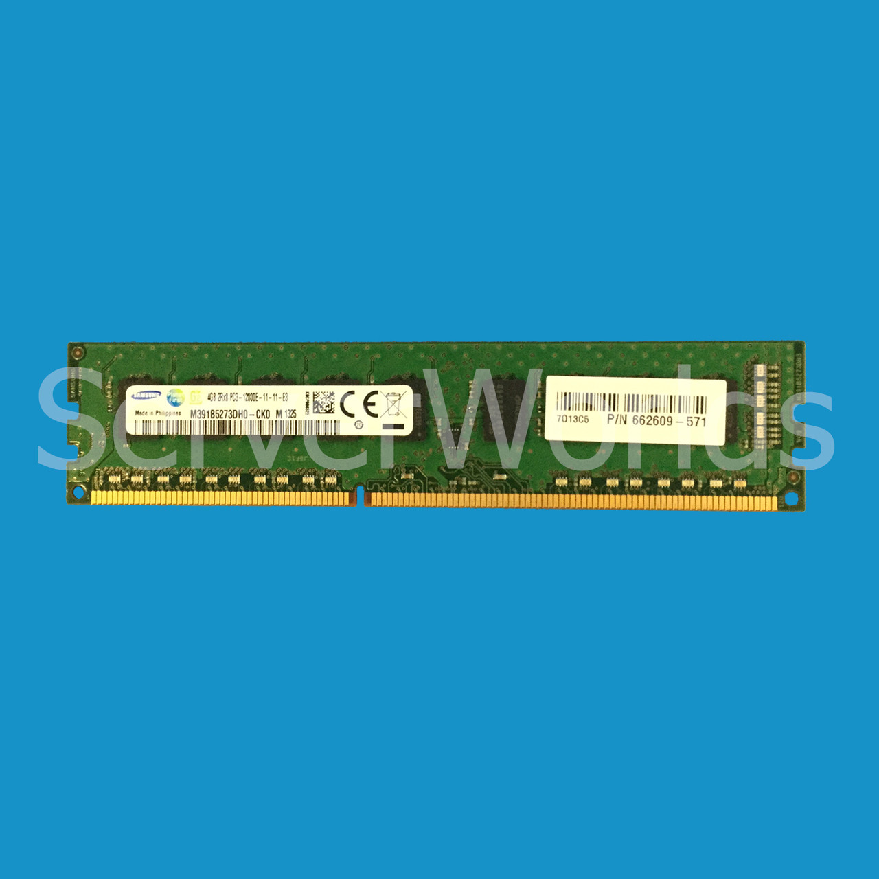 HP 662609-571 | 4GB DDR3-1600 ECC - Serverworlds