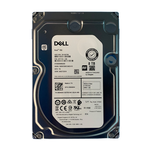 Dell 92MDW | ST8000NM0205 | 2FF112-136 - Serverworlds