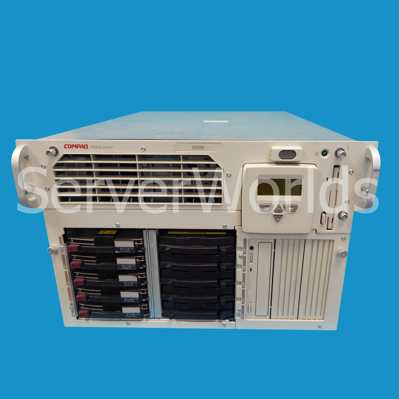 HP 100745-002 | Proliant 5500R Xeon 550 1MB 256MB RAM - Serverworlds